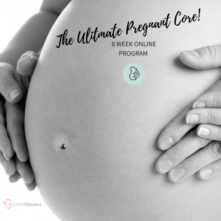 Online Pregnancy Exercise Program - The Ultimate Pregnant Core ...