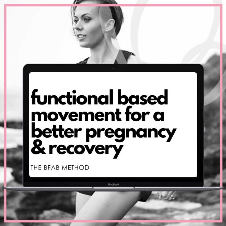 Strength, Mobility & Resistance Pregnancy Postpartum workout ...